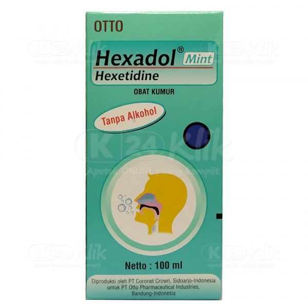 Jual Hexadol Mint Gargle 100ml (per Botol) | Shopee Indonesia