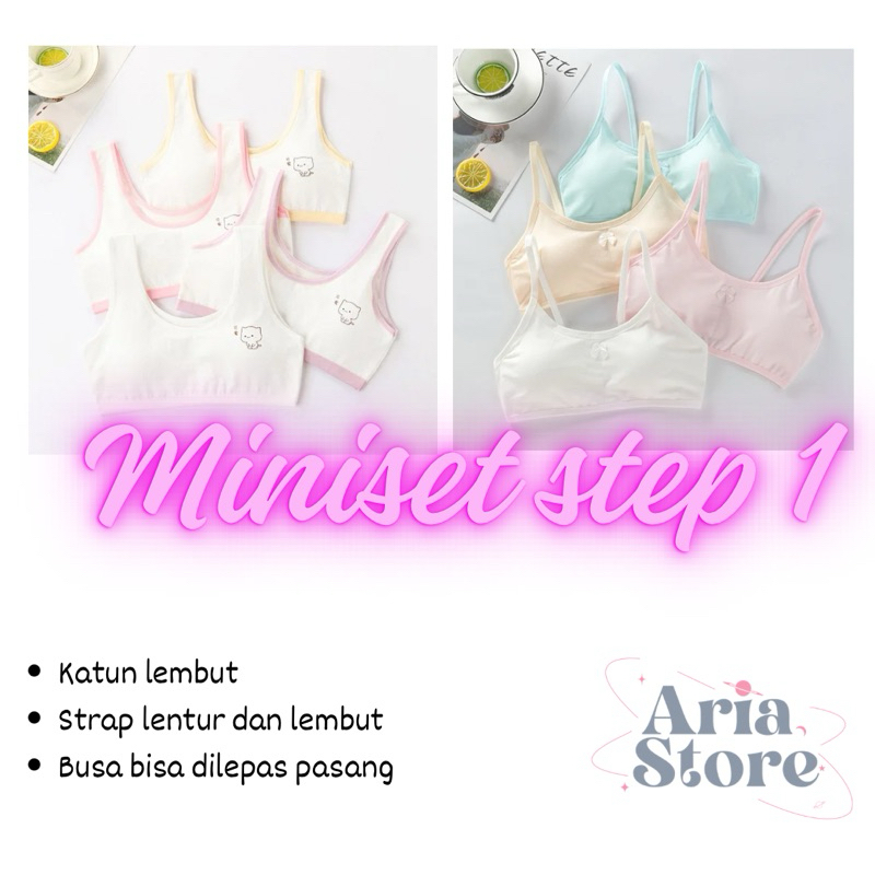 Jual Bra BH Pakaian Dalam Miniset Mini Set Step 1 KATUN ANAK REMAJA ...