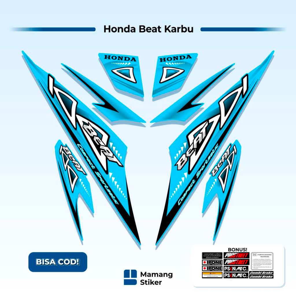 Jual Striping Beat Karbu 110 Variasi (8) 2008 2009 2010 2011 2012 ...
