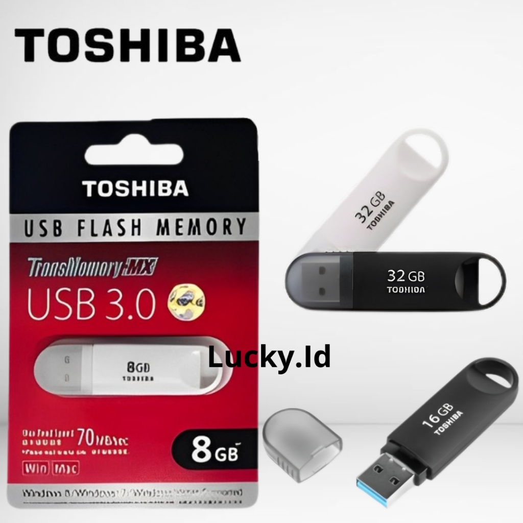 Jual FLASHDISK TOSHIBA TRANSMEMORY MAX USB PENYIMPANAN DATA 2GB / 4GB / 8GB / 16GB / 32GB ...