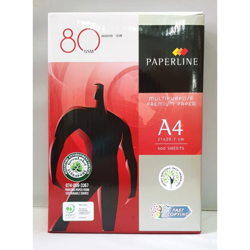 Jual Kertas HVS A4 80gsm / Kertas Paperline / Kertas Fotocopy A4 ...