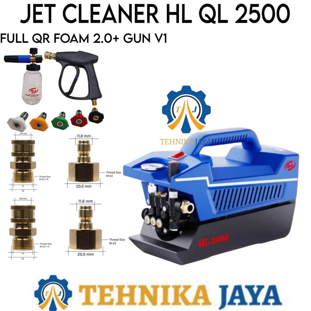 Jual Mesin Steam Jet Cleaner H&L QL 2500 Dengan Pengatur Tekanan High ...