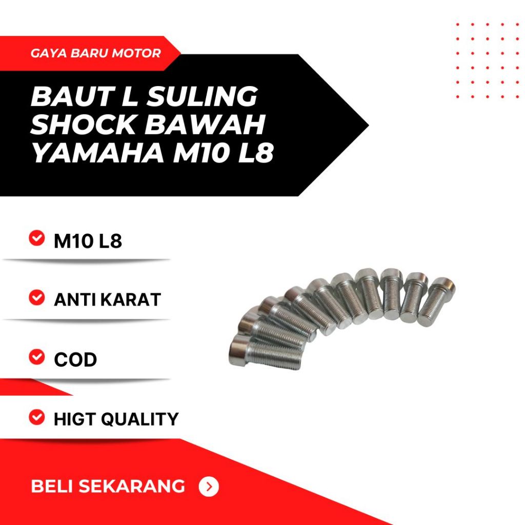 Jual BAUT SULING SHOK SHOCK YAMAHA MODEL L | Shopee Indonesia