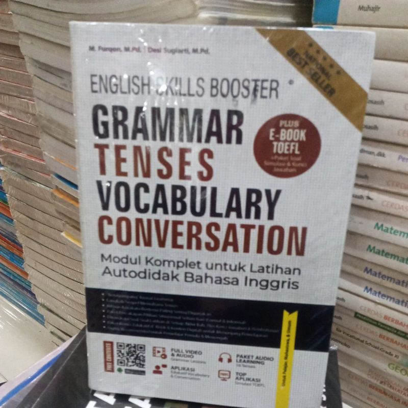 Jual BUKU GRAMMAR TENSES VOCABULARY CONVERSATION | Shopee Indonesia