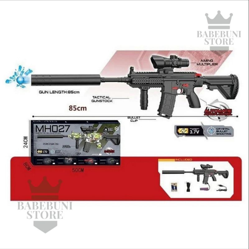 Jual Mainan Tembak Tembakan WGB M416 Water Gell Blaster Elektrik Full Auto Baterai Cas | Shopee ...