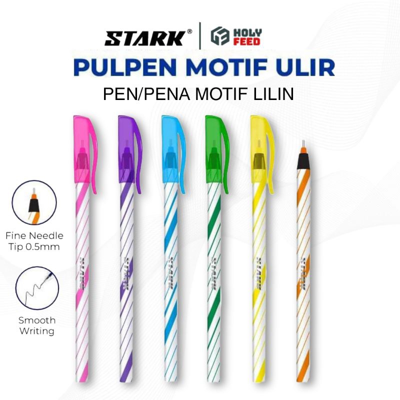 Jual Stark ST9106 - Pen Lilin Pulpen Ulir Sekolah Kantor Tinta Hitam ...