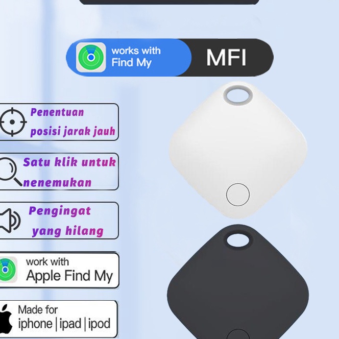 Jual FG2 Smart Tag Bluetooth tracker GPS compatible IOS antilost alarm ...