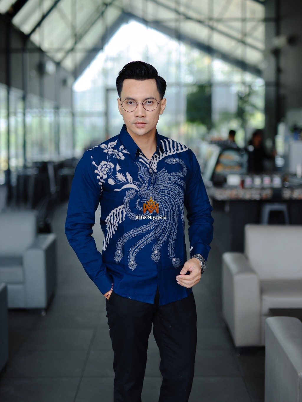 Jual SBY batik pria lengan panjang slimfit premium lapis furing ...