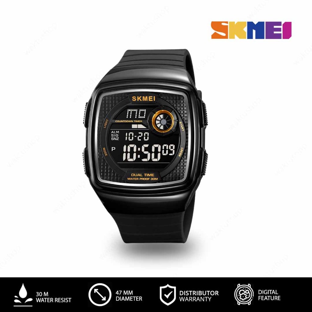 Jual SKMEI 2208 Original Jam Tangan Digital Pria Strap Rubber Karet Jam ...