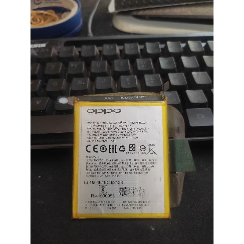 Jual Baterai oppo a37f blp615 original copotan | Shopee Indonesia