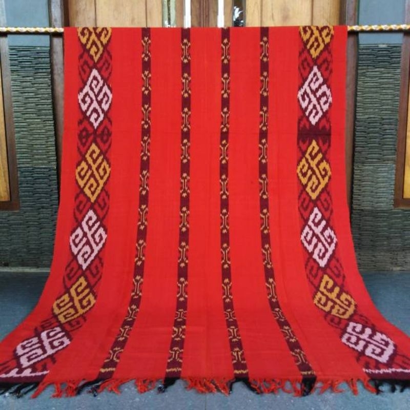 Jual KAIN TENUN BLANGKET ETNIK MOTIF BUNGA", TORAJA, SUMBA, NTT ...