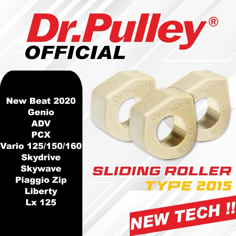 Jual Sliding Roller vario 125/150/160 GENIO skydrive PCX ADV BEAT 2020 ...