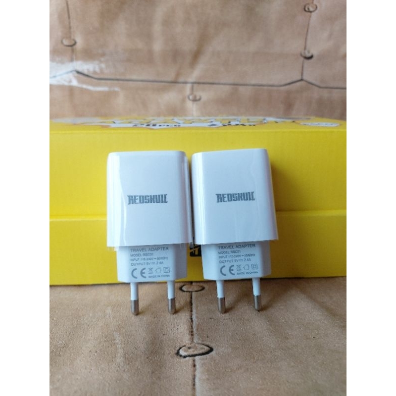 Jual Vivan/Robot/REDSKULL RSC01 Power Adapter 2.4A | Shopee Indonesia