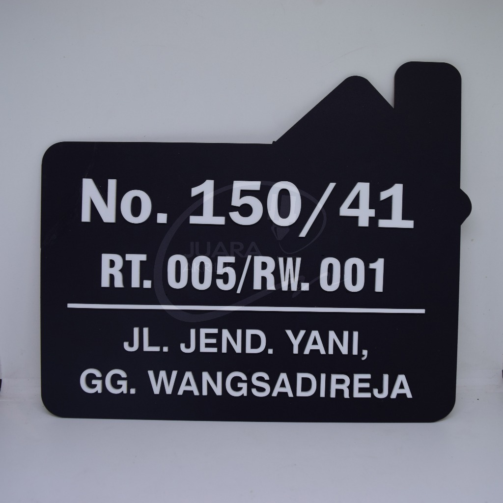 Jual Sign board Nomor Rumah Akrilik Costum Grafir, Stiker Berkualitas ...