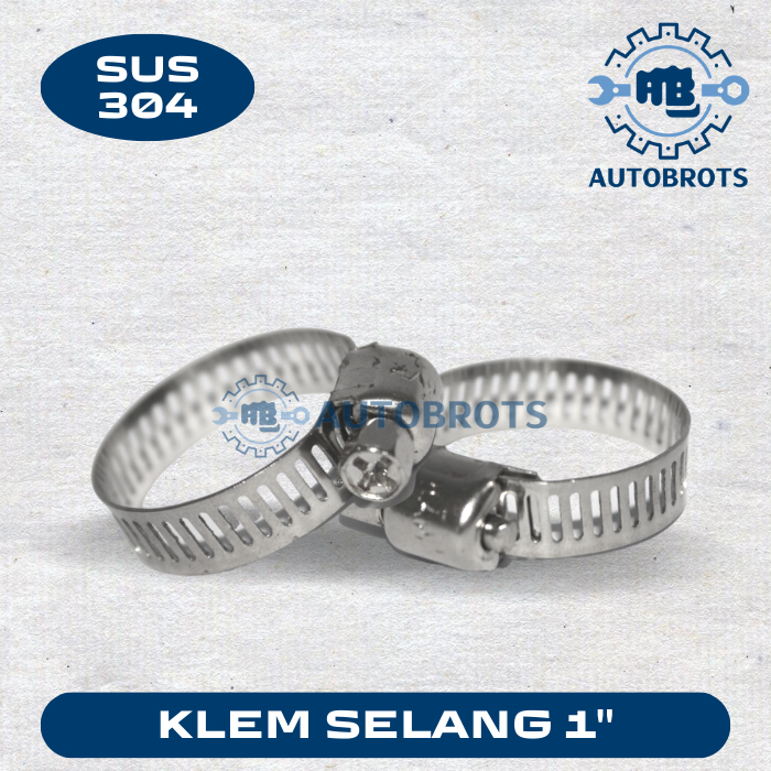 Jual Klem Selang SS304 Stainless 1" / Klem Slang Stenles / Hose Clamp 1 ...