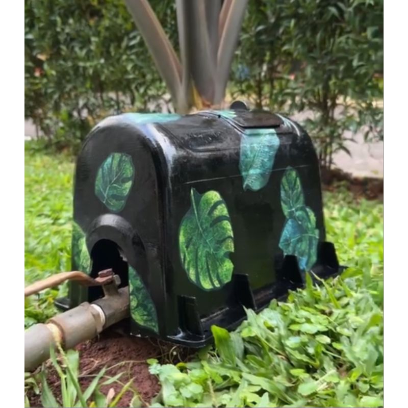 Jual Box penutup mesin meteran air PDAM. variasi hitam | Shopee Indonesia