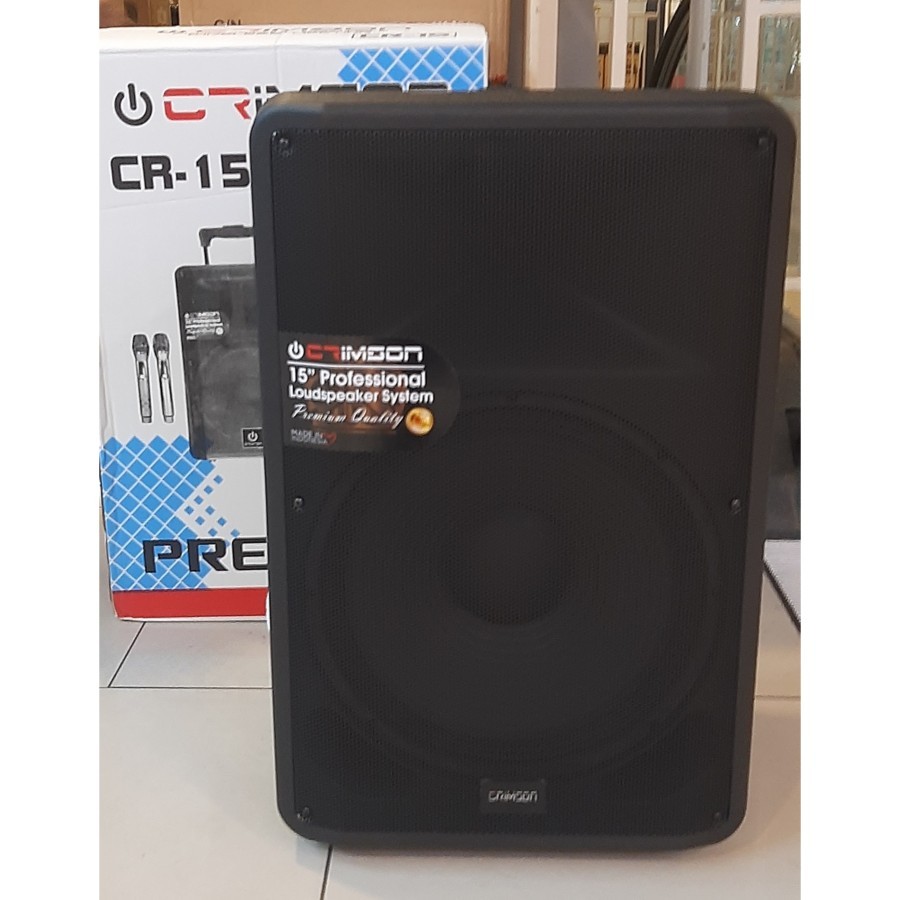 Jual speaker portable 15 inch original crimson cr 15 prestige 500 watt ...