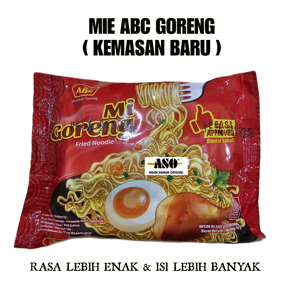 Jual Mie Mi ABC GORENG SOTO AYAM BAWANG 70gr ( kemasan Baru ) PROMO ...