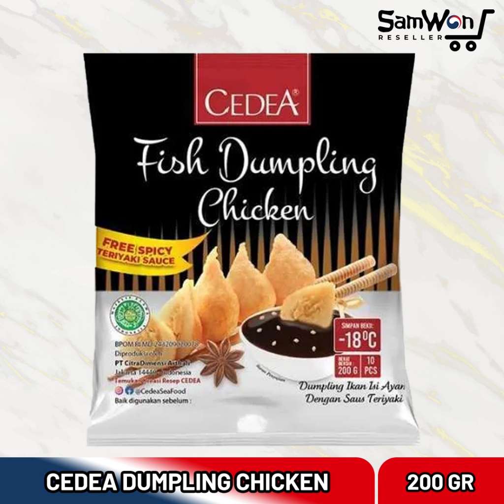 Jual CEDEA Fish Dumpling Chicken 200gr - Frozen Food Steamboat Shabu ...