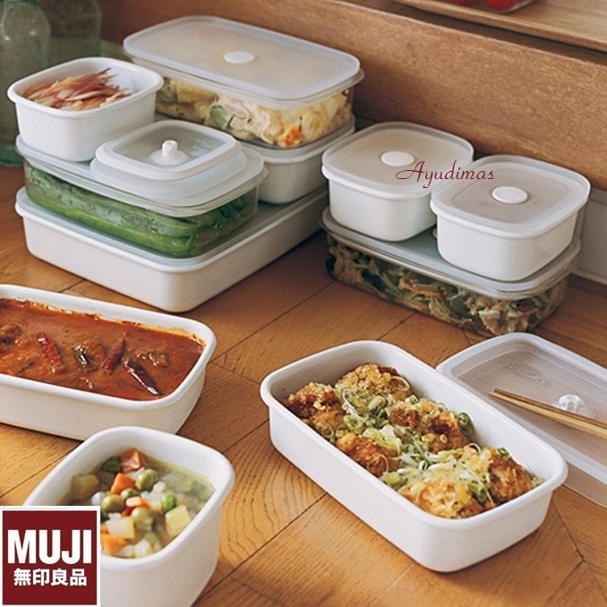 Jual Muji Sealing Up Enamel Preservation Food Container - tempat makan ...