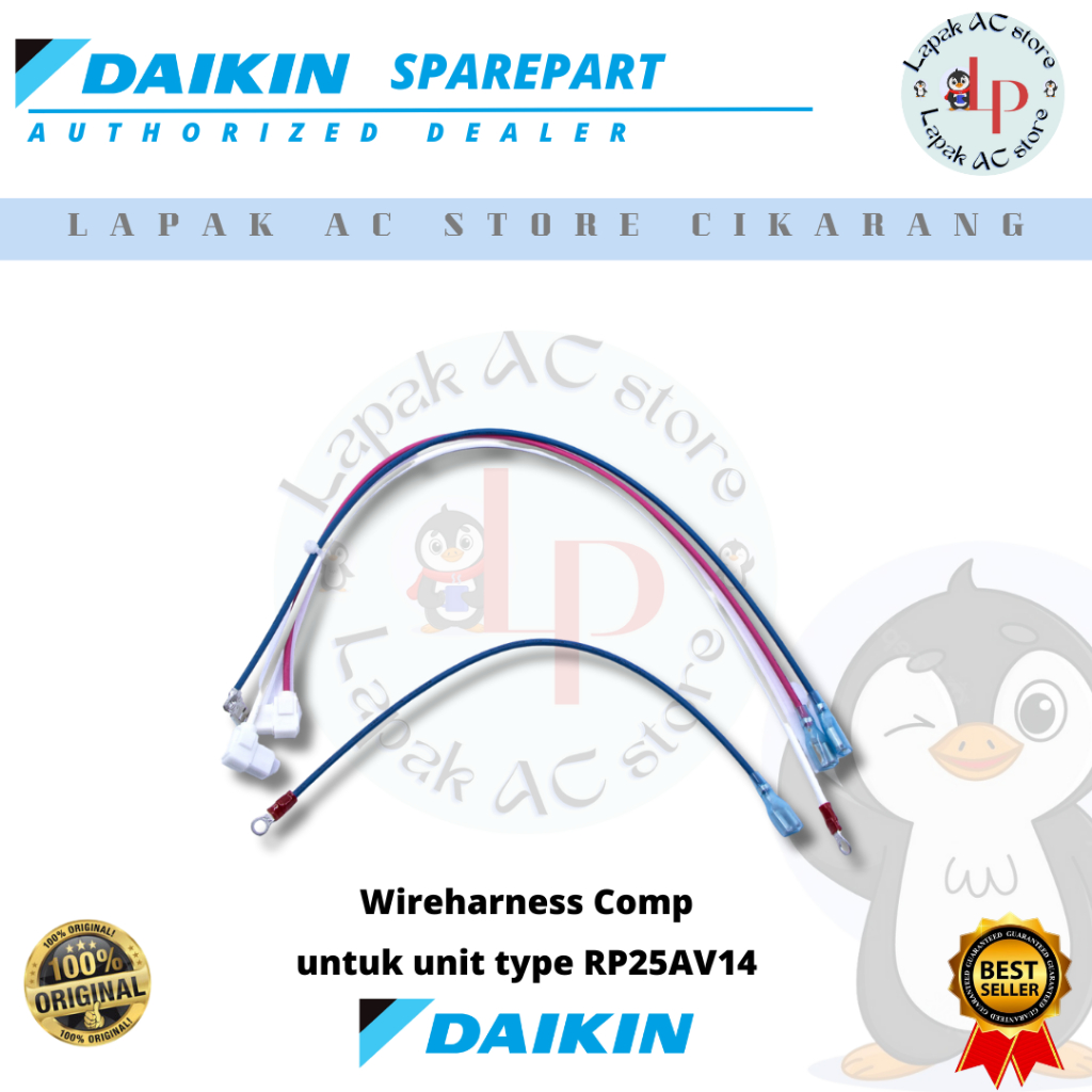 Jual Kabel Kompresor / wireharness Comp AC DAIKIN Malaysia 1 PK RP25AV14 | Shopee Indonesia