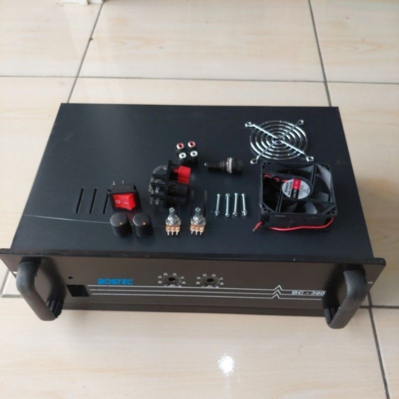 Jual Box Power Amplifier MUAT TRAVO 10 AMPER MURNI 2 Potensio NASIONAL BC 300 Plus Asesoris plat ...