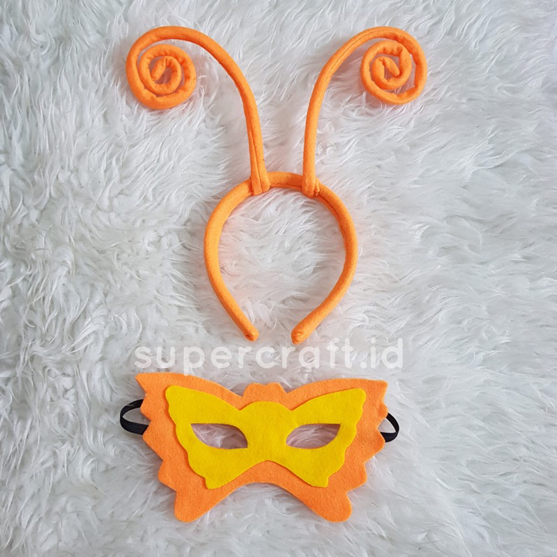 Jual Topeng Kupukupu Kostum kupu Kupu Bando Butterfly Peri fairy ...