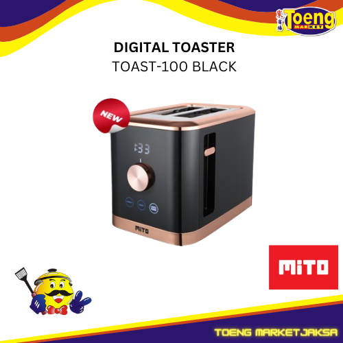 Jual DIGITAL TOASTER TOAST-100 BLACK MITO | Shopee Indonesia