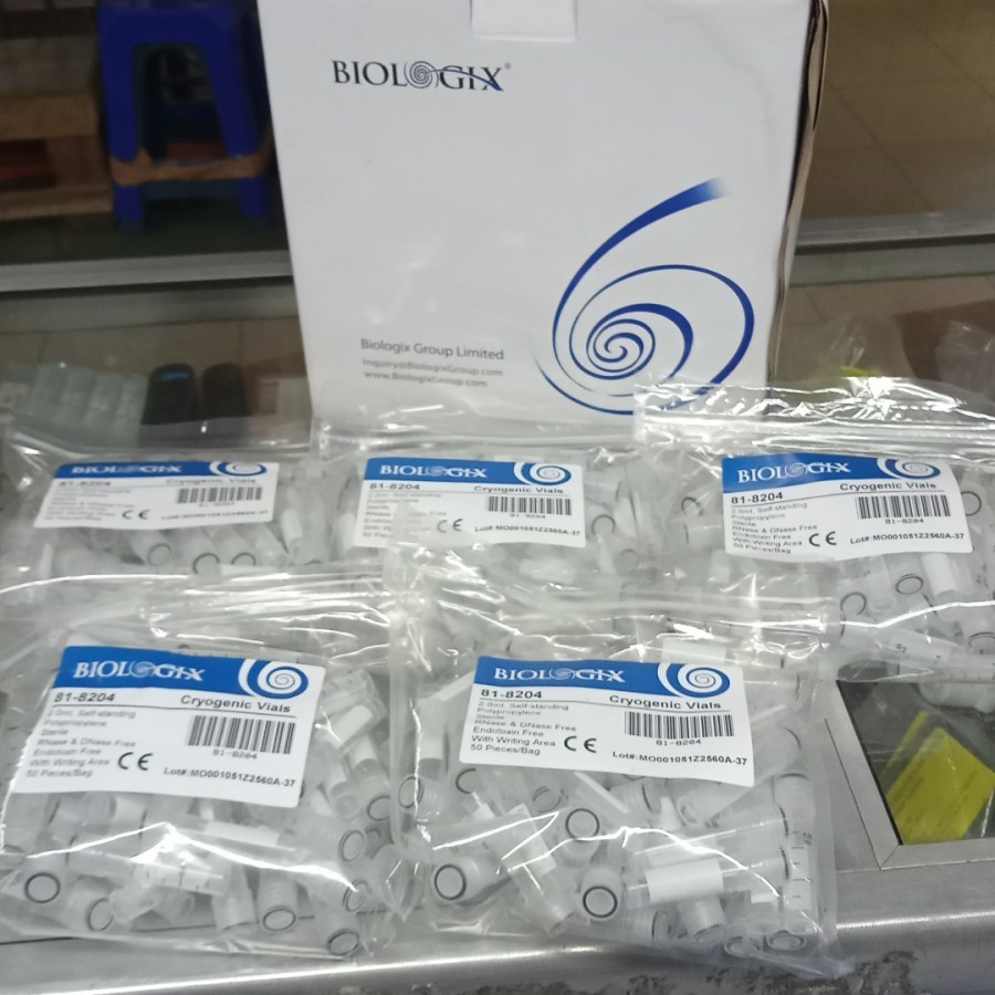 Jual Cryotube Cryovial Cryogenic Vials 2 ml Biologix Sterile 81-8204 ...