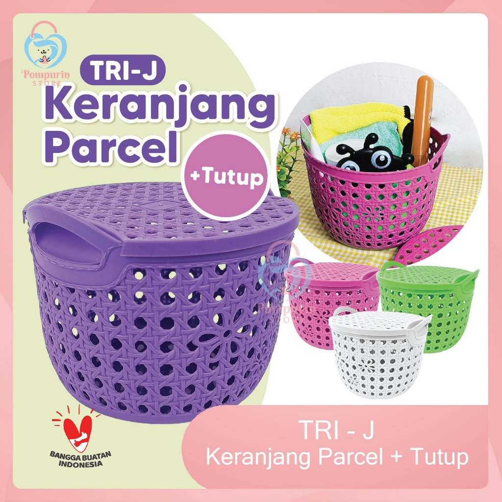Jual TRI J - Keranjang Parcel + Tutup (Keranjang Multifungsi ...