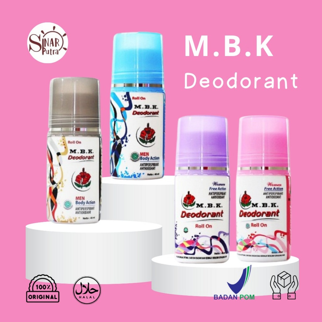 Jual MBK Deodorant Roll On 40ml | Shopee Indonesia