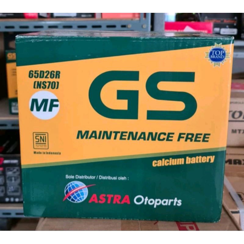 Jual Aki/battery kering GS Astra NS70 (65AH) mobil Kijang diesel, Coltdiesel,ELF 120 PS,Hino ...