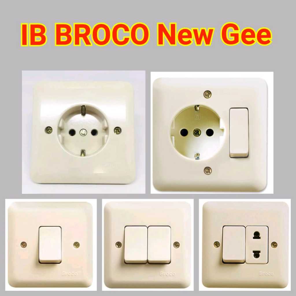 Jual BROCO IB Saklar New Gee / Broco IB Engkel, IB Stop, IB Seri & IB ...