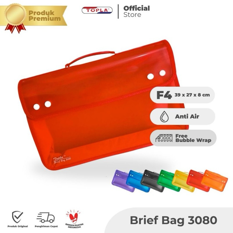 Jual Topla Brief Bag BB 3080 Tas Map- Map Jinjing / Tas Kancing Jenia ...