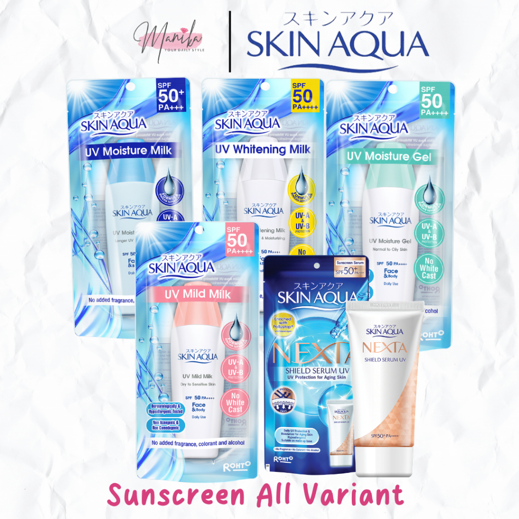 Jual SkinAqua SPF 50 Tone Up Rose Latte Beige / UV moisture gel / UV ...