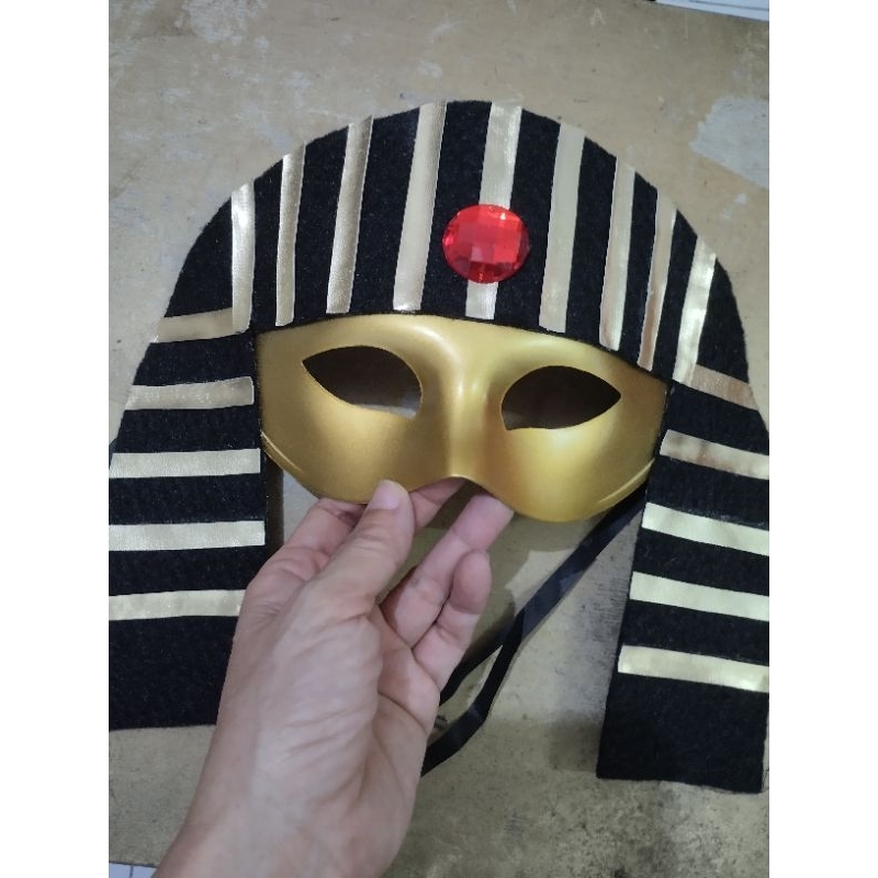 Jual topeng Mesir pharaoh pesta kostum halloween egypt mask | Shopee ...