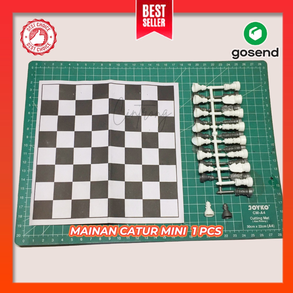 Jual Mainan Catur Mini Hitam Putih 1 pasang | Shopee Indonesia