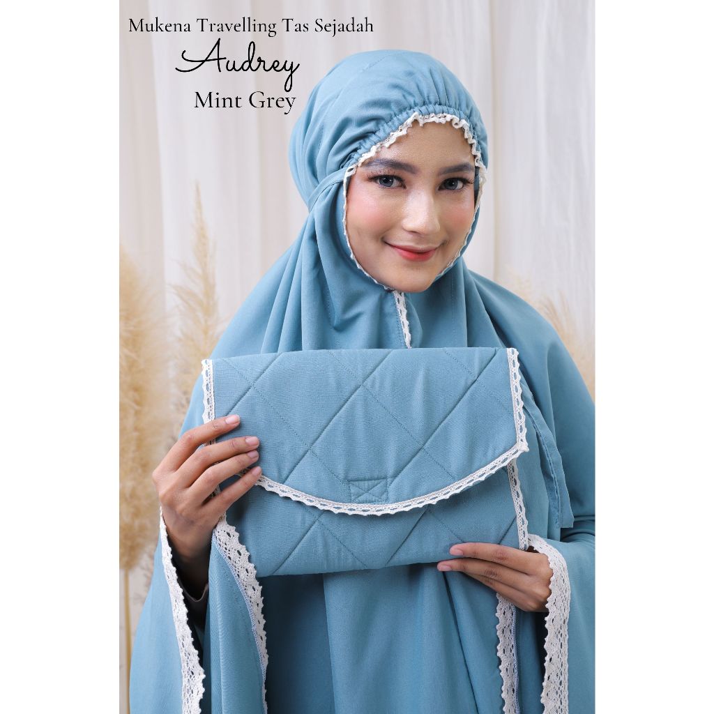 Jual Jumuna - Mukena Travelling Laser Cut Motif Floretta, Lindsay ...