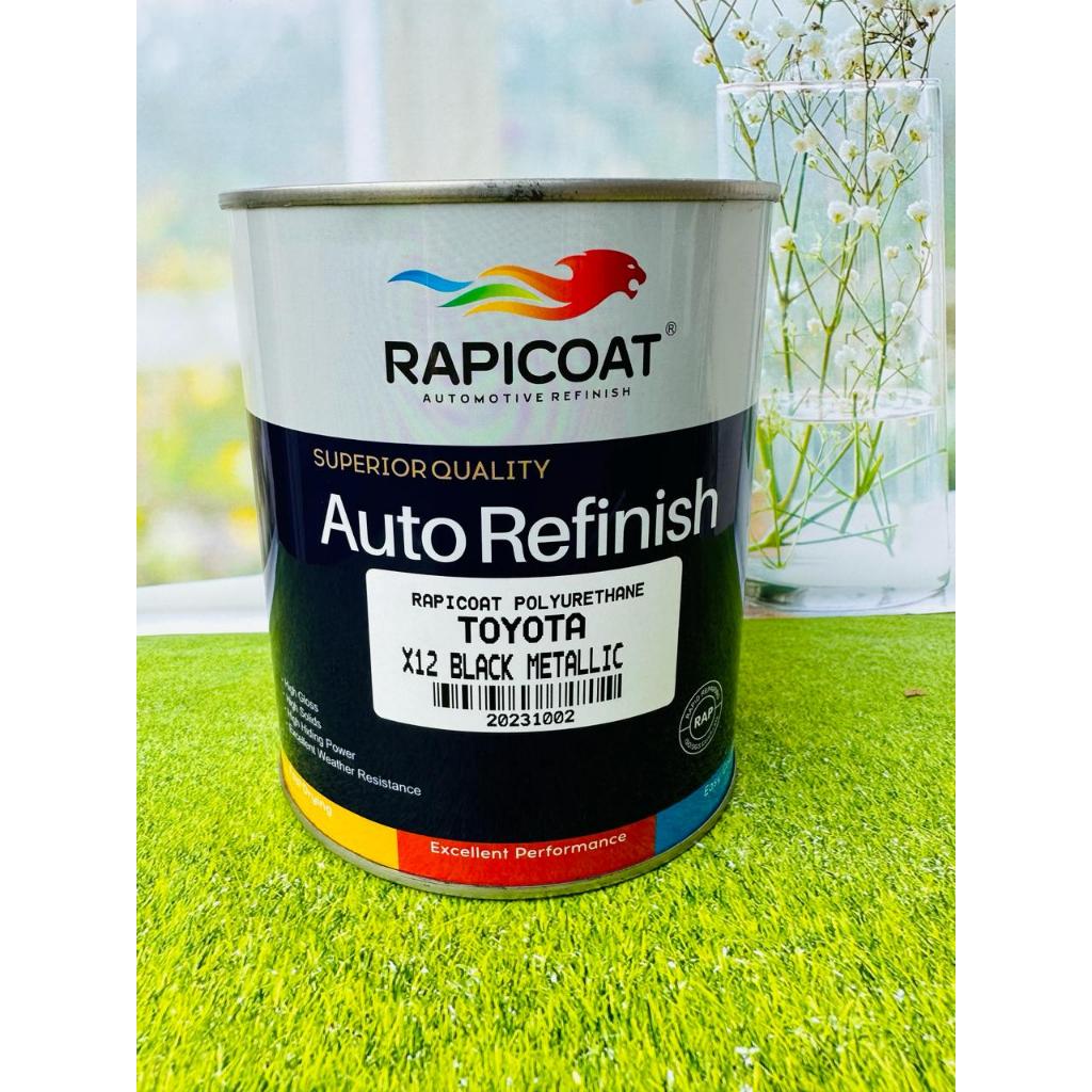 Jual Cat Mobil PU 1K BLACK METALLIC X12 TOYOTA Rapicoat Polyurethane ...