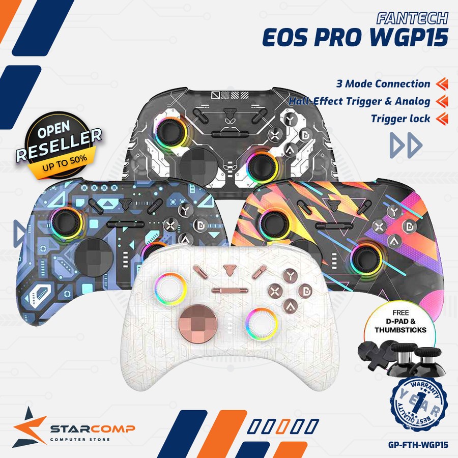 Jual Fantech EOS PRO WGP15 Wireless Bluetooth Gamepad Multi Platform ...