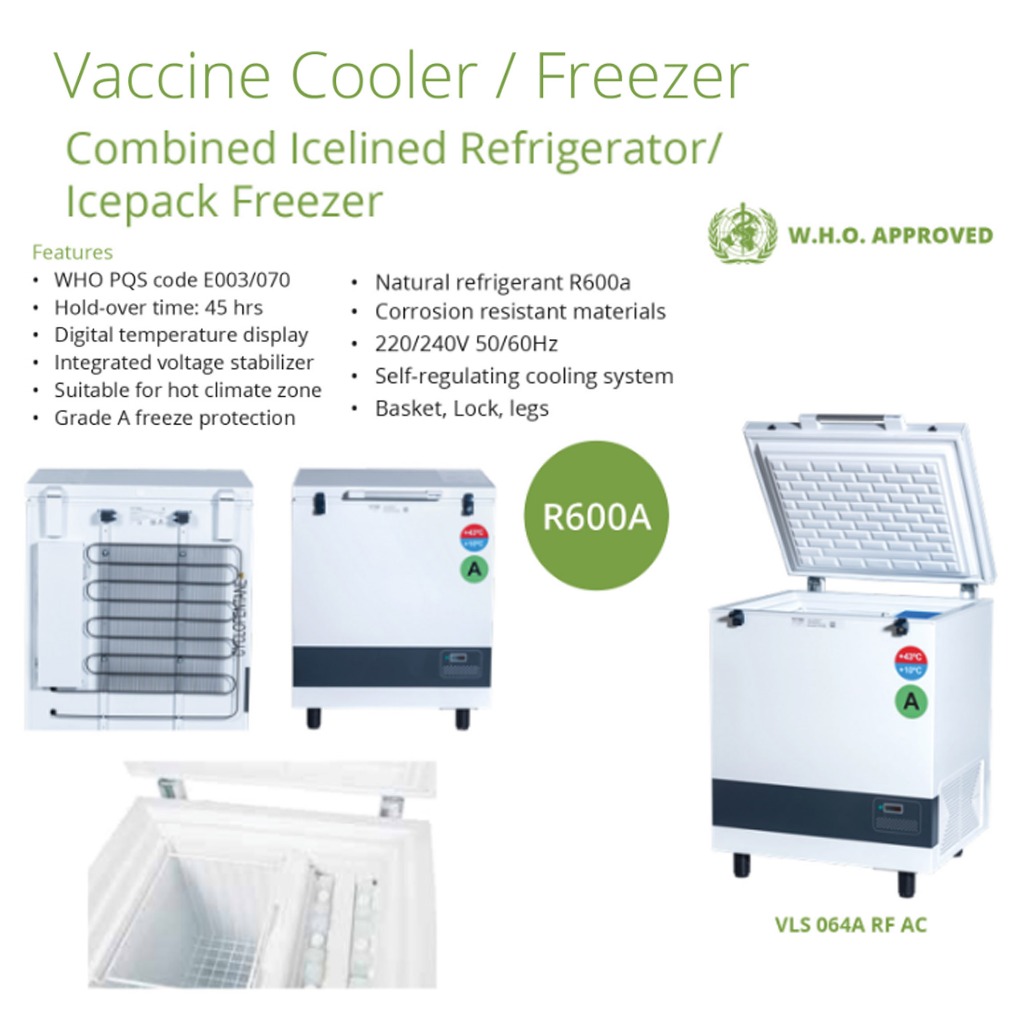 Jual GEA VLS-064A-RF-AC REFRIGERATOR & FREEZER - KULKAS ICELINE ...