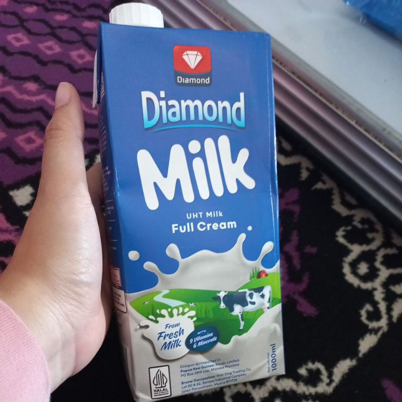 Jual Diamond Milk UHT FULL CREAM 1L | Shopee Indonesia