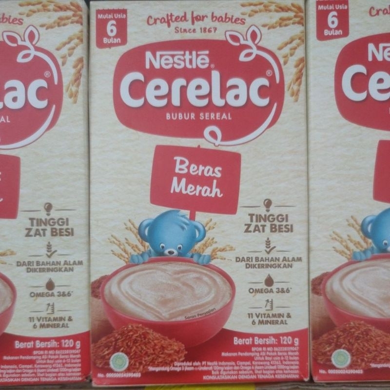 Jual Nestle cerelac beras merah 120g | Shopee Indonesia
