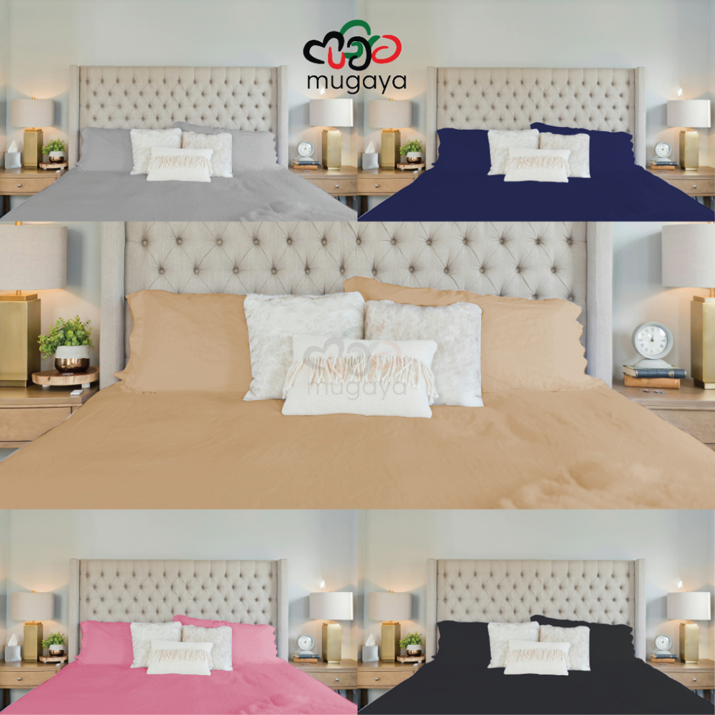 Jual Sprei Polos Mugaya ukuran 180x200 120x200 90x200 Lembut dan Nyaman ...