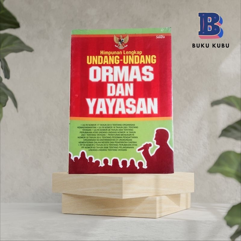 Jual HIMPUNAN LENGKAP UNDANG-UNDANG ORMAS DAN YAYASAN - ORIGINAL ...