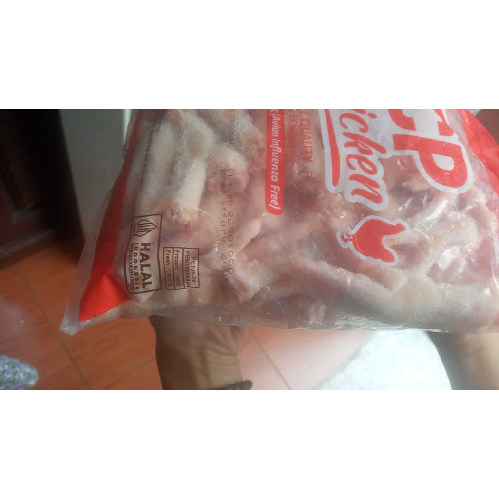 Jual Ceker Merk CP ceker ayam broiler 1kg/murah Promo/ | Shopee Indonesia