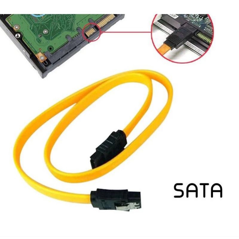Jual KABEL DATA SATA KLIP / KABEL HDD HARDISK DVD | Shopee Indonesia