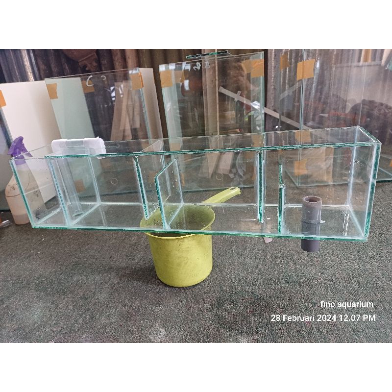 Jual Top filter kaca aquarium 60x15x15 | Shopee Indonesia