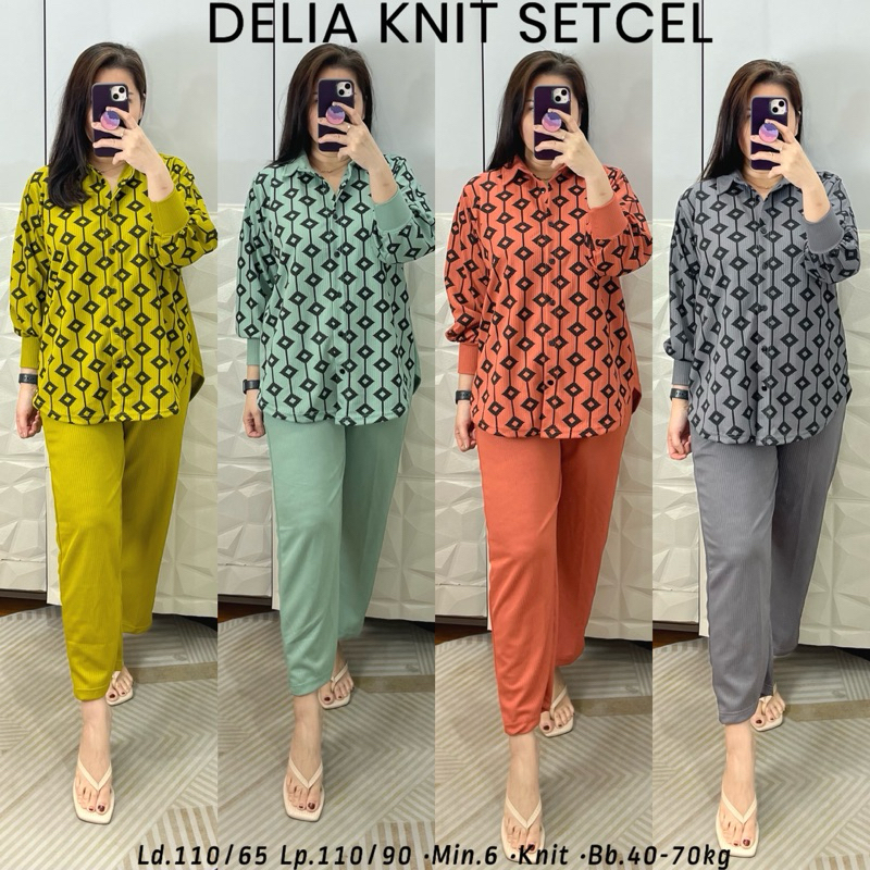 Jual DELIA KNIT KRAH SETCEL (Ld.110) bb.40-70kg | Shopee Indonesia