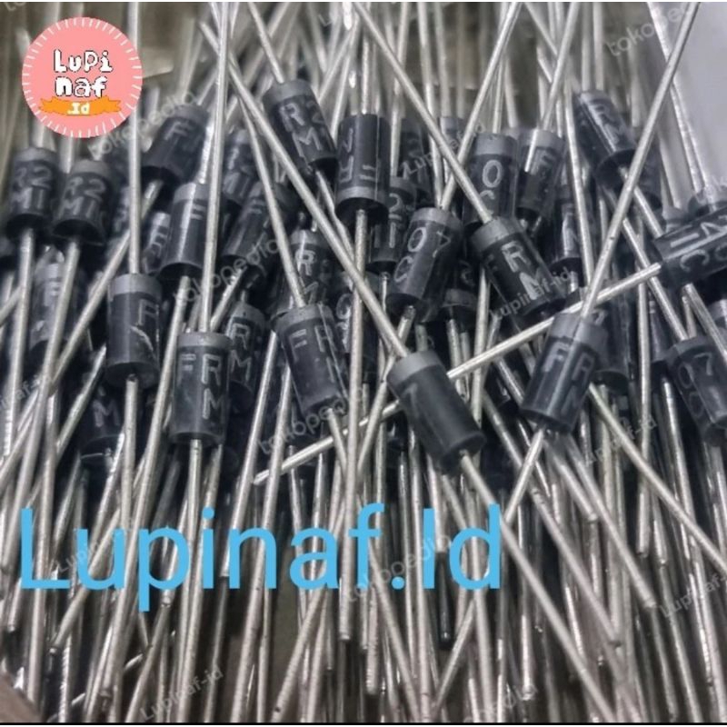 Jual 10 PCS DIODA 2A FR207 FR 207 DIODE 1000V MIC SEP ORIGINAL | Shopee ...